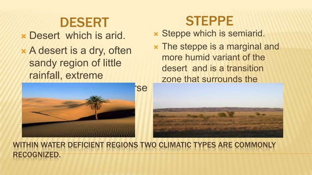 Desert, types of desert, land forms, dunes and types of dunes | PPTX