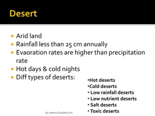 Deserts | PPTX