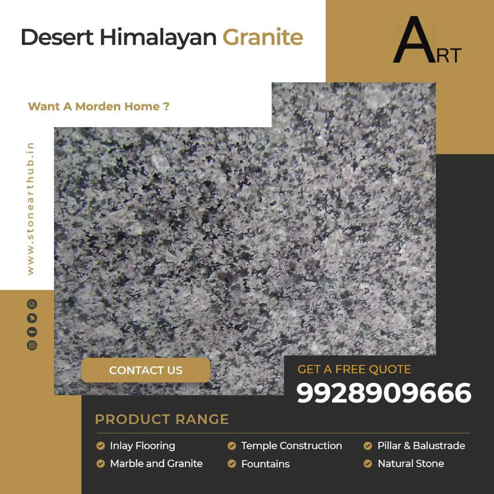 Desert Himalayan Granite - ☎ 9928909666 - Stone Art Hub | PDF