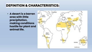 Desert and Desert Landforms | UPSC Geography | PDF