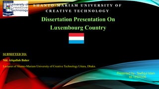 SMUCT Dissertation presentation | PPT