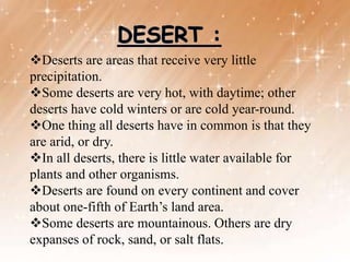 Desert biome | PPTX