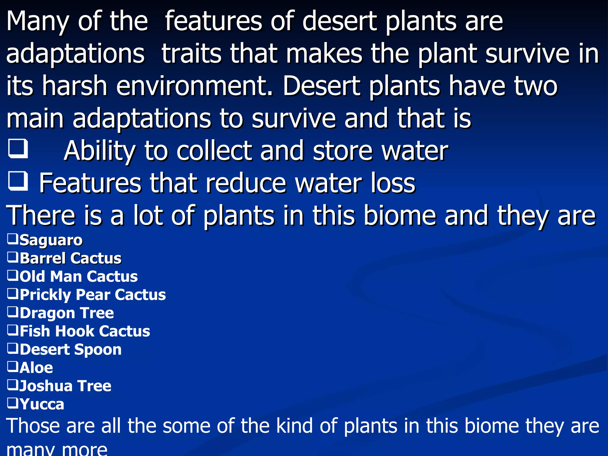 Desertbiomeperiod 6 | PPT
