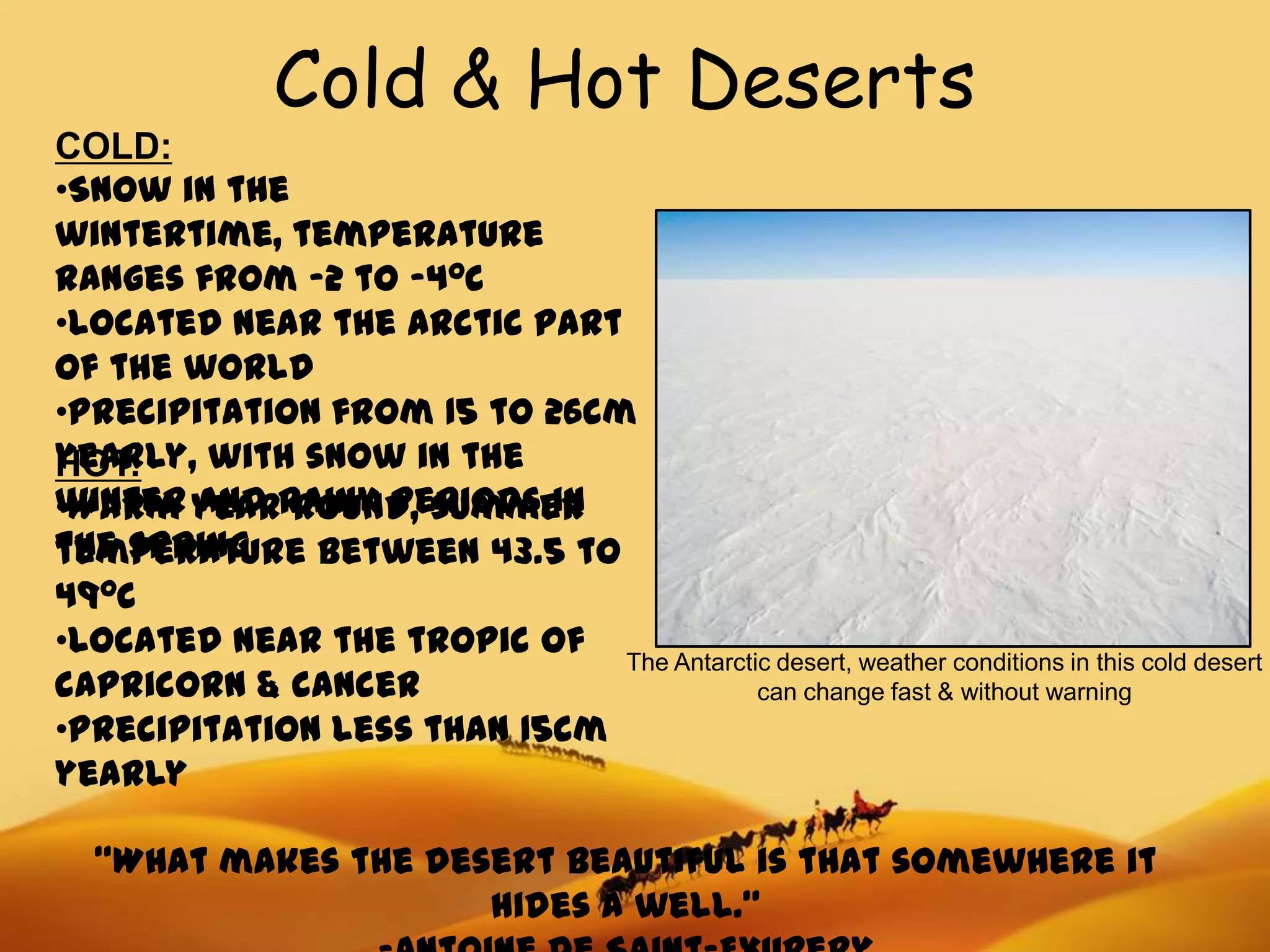 Desert biome project | PPTX