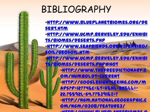 Desert biome project | PPTX | Geography | Science