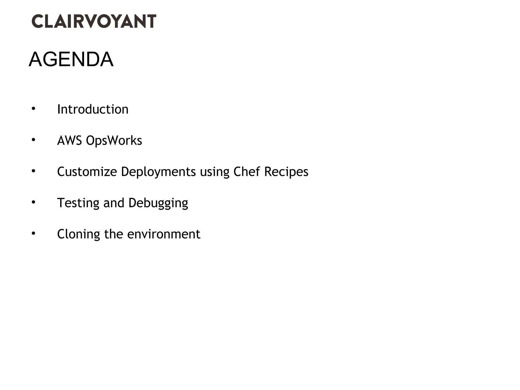 Ops Works Presentation Desert Code Camp 2014 | PPT