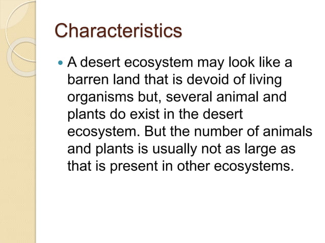 Desert Ecosystem.ppt | Reptiles | Pets