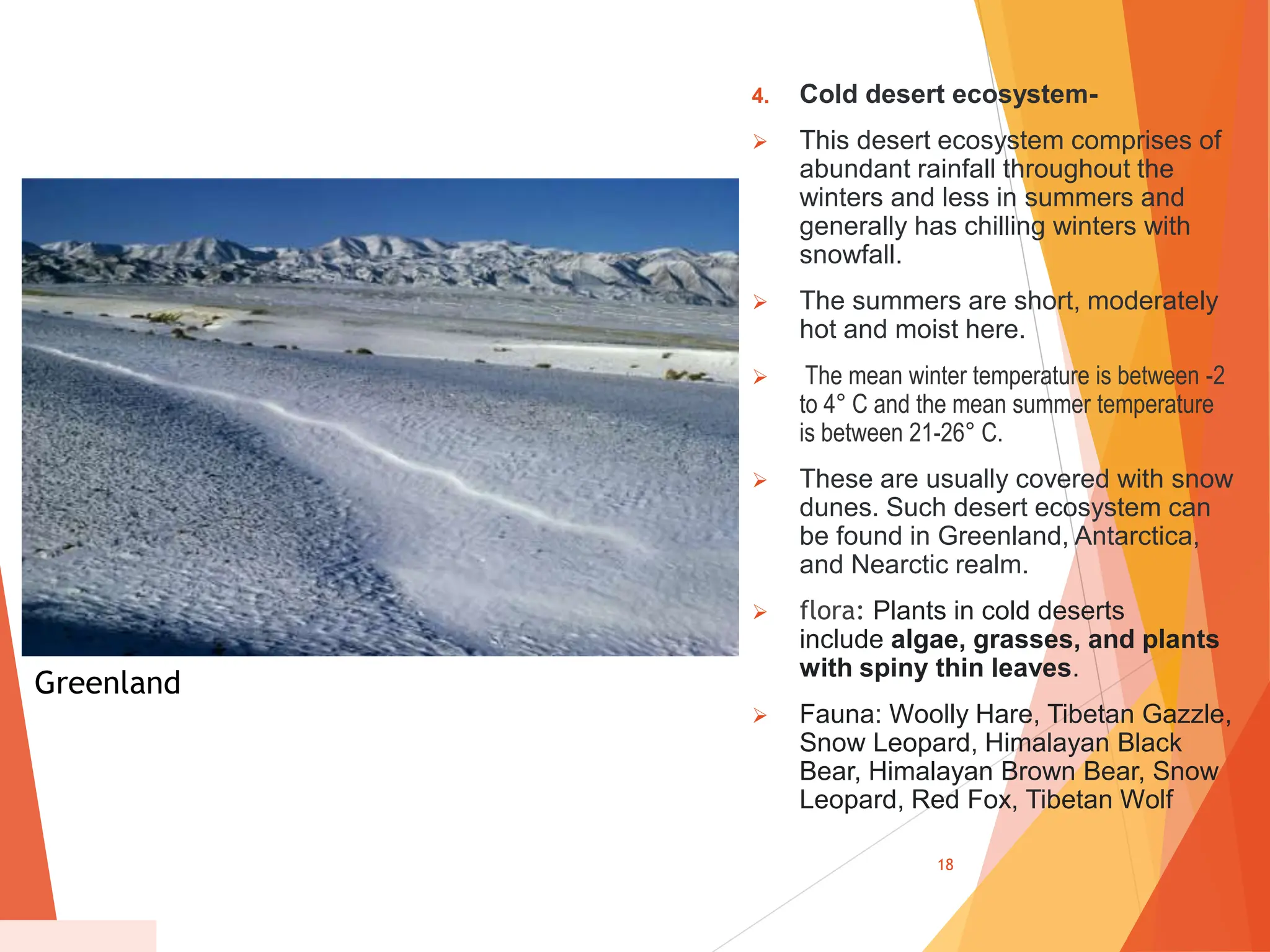 DESERT ECOSYSTEM AND ITS CHARACTERISTICS AND TYPES | PPTX