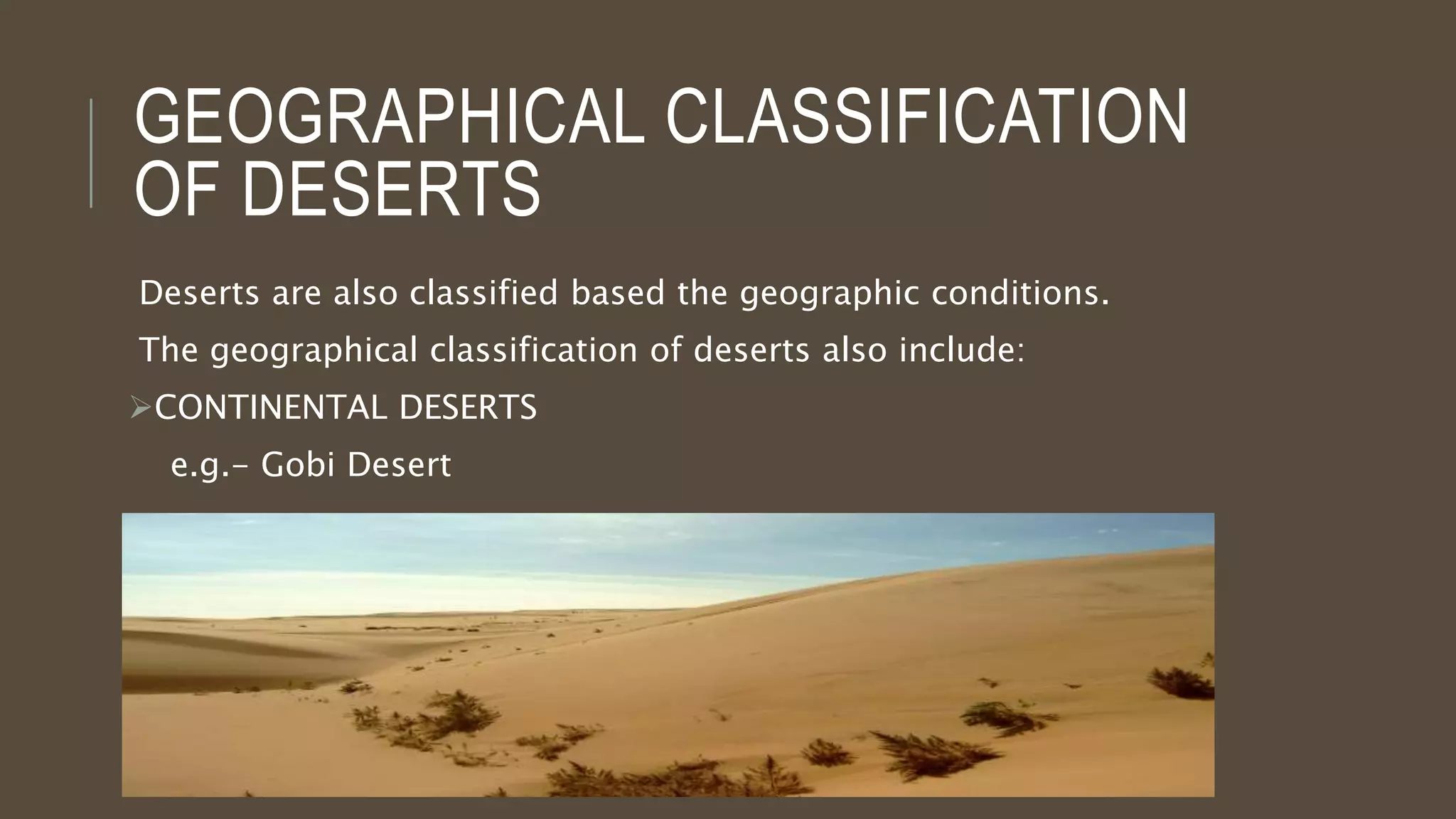 Desert ecosystem by manshi | PPTX