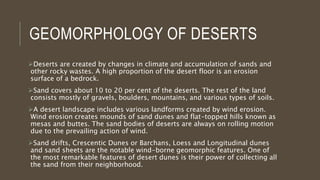 Desert ecosystem by manshi | PPTX
