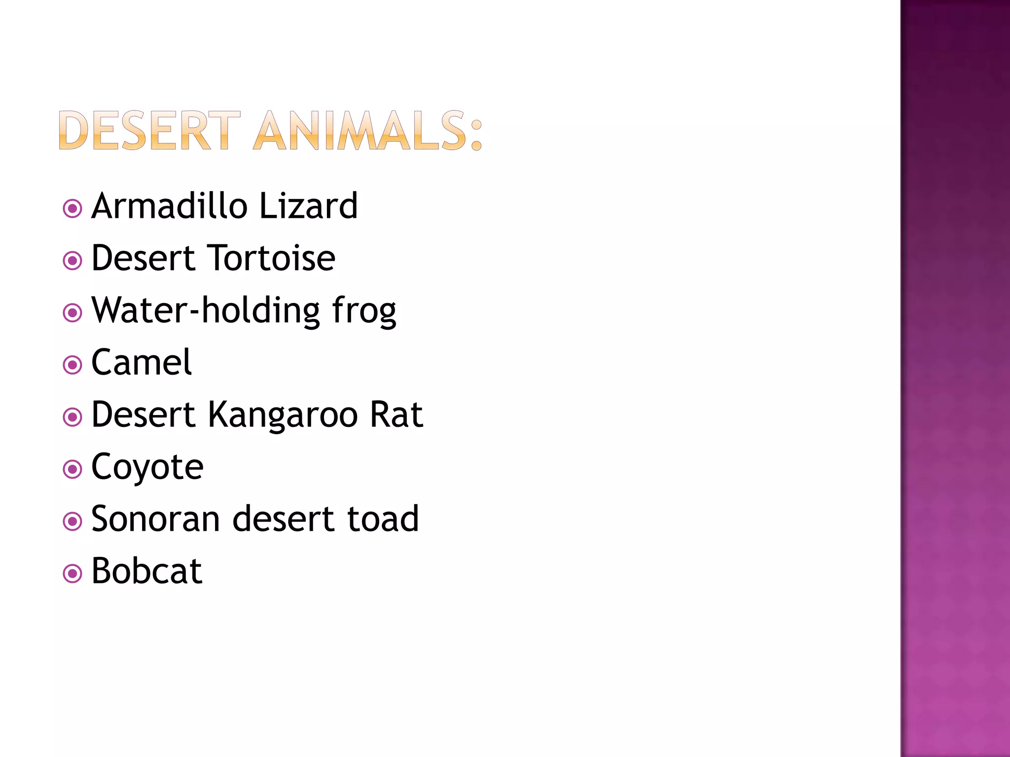 Desert ecosystem ecology | PPTX