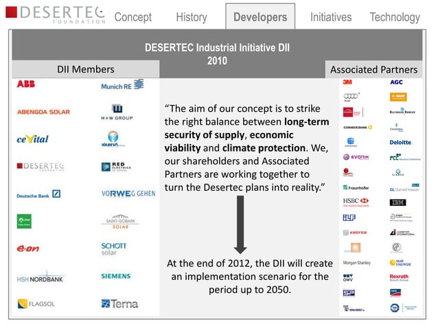 DESERTEC report | PPT