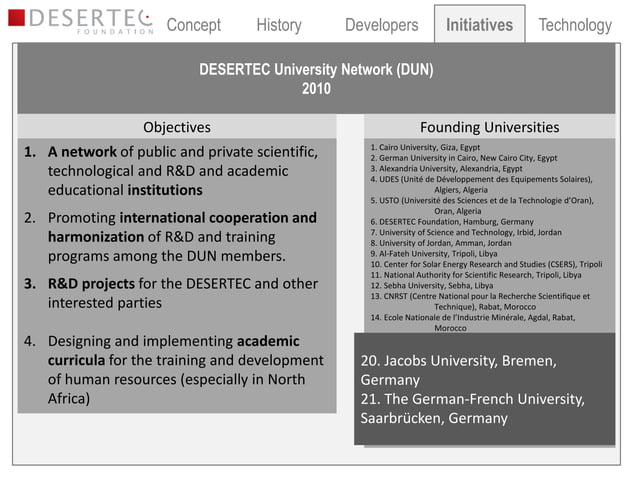 DESERTEC report | PPT