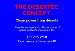 Desertec talk1 | PPT