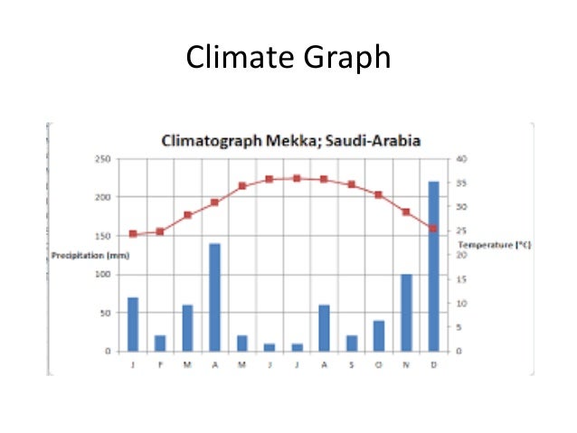 Desert Biome Rainfall Graph