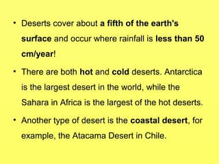 Desert flora & fauna | PPT | Geography | Science