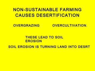 Desertification | PPT
