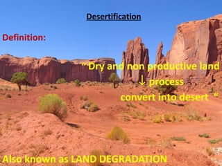 Desertification | PPT