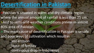 DESERTIFICATION_ SlideShare | PPTX