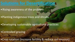 DESERTIFICATION_ SlideShare | PPTX