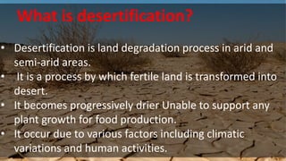 DESERTIFICATION_ SlideShare | PPTX