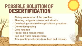 Desertification-Deforestation-1 presentation | PPTX