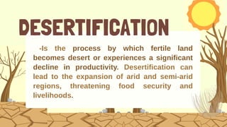 Desertification-Deforestation-1 presentation | PPTX