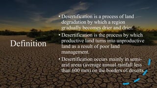 "Desertification: Causes, Impacts, and Solutions | Geography ...