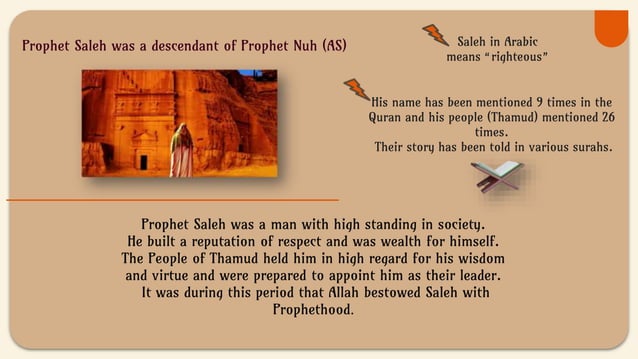 Prophet Saleh and the People of Thamud | PPT