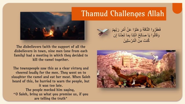 Prophet Saleh and the People of Thamud | PPT