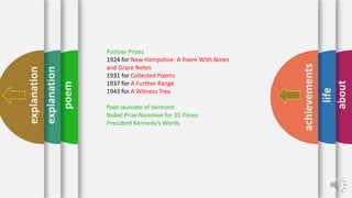 Desert places by Robert Frost | PPT