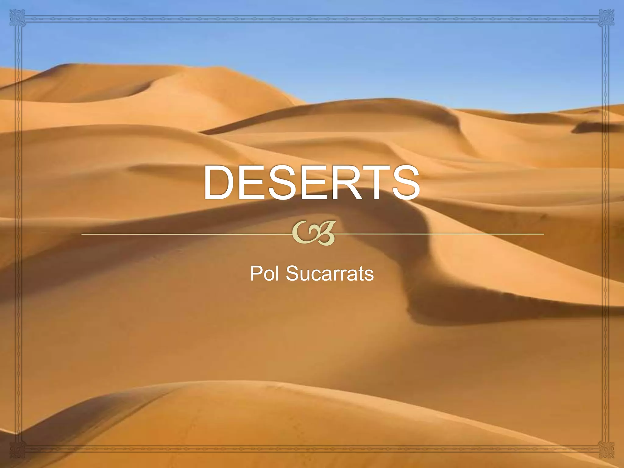 Deserts | PPTX