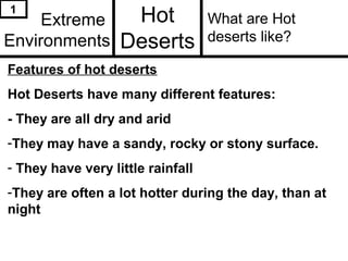 Deserts | PPT