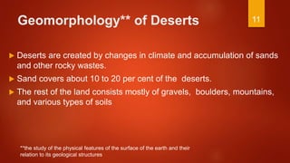 Deserts ecosystem | PPTX