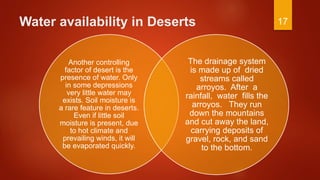 Deserts ecosystem | PPTX