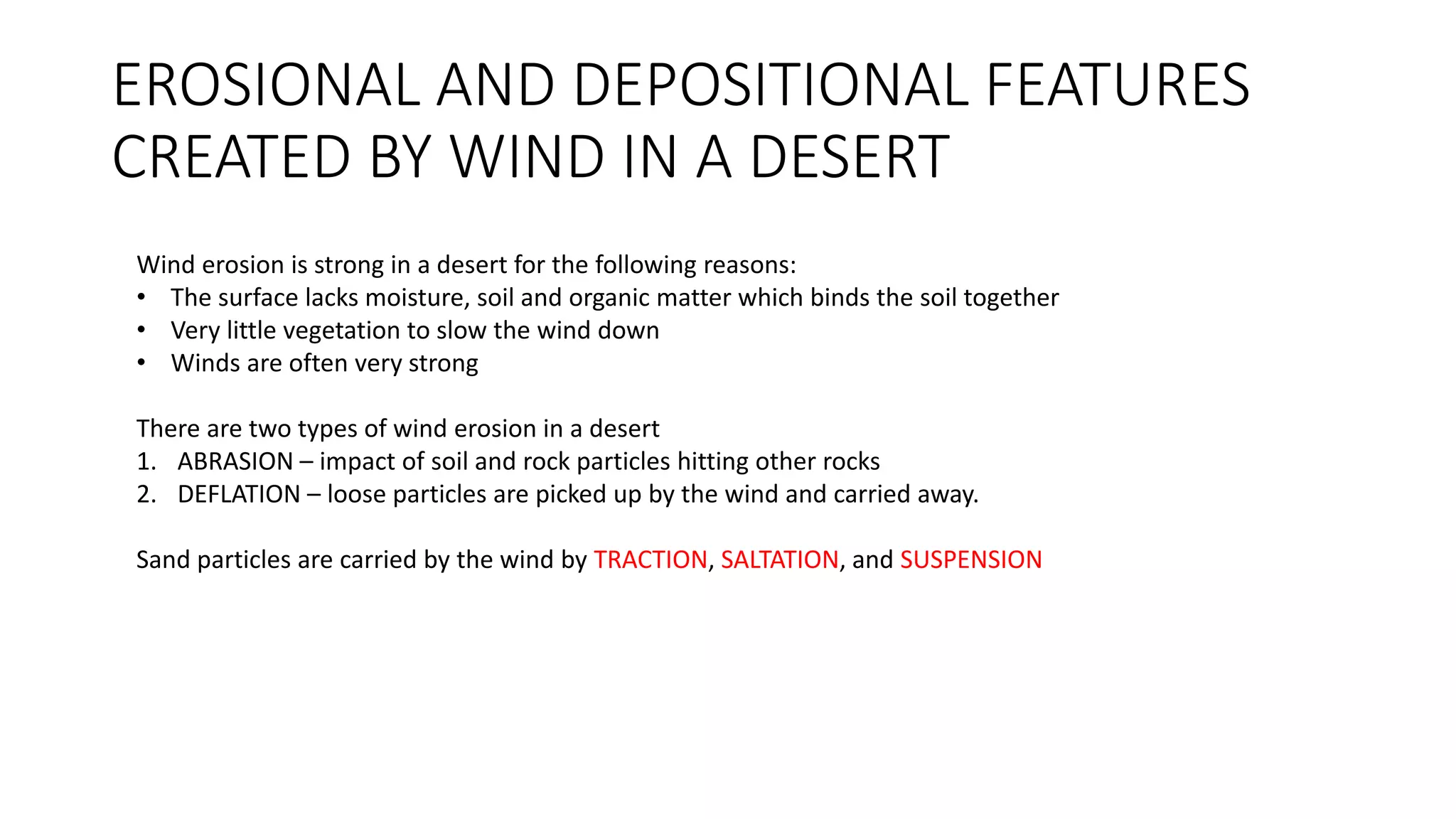 A2 Physical Geography - Hot arid and Semi Arid Environment | PPTX