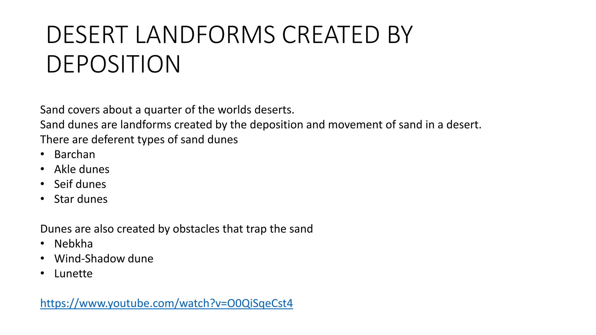 A2 Physical Geography - Hot arid and Semi Arid Environment | PPTX