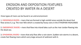 A2 Physical Geography - Hot arid and Semi Arid Environment | PPTX