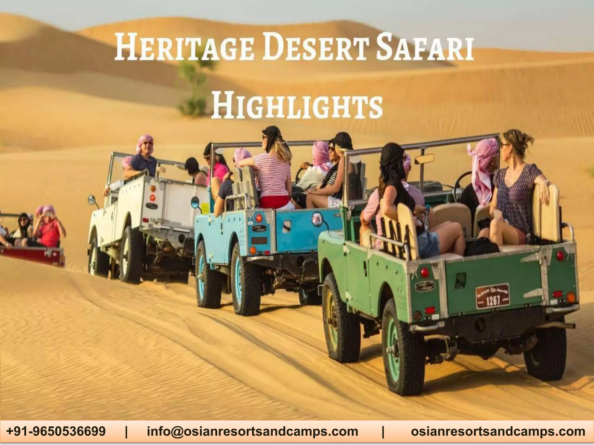 Desert safari in osian | PPT