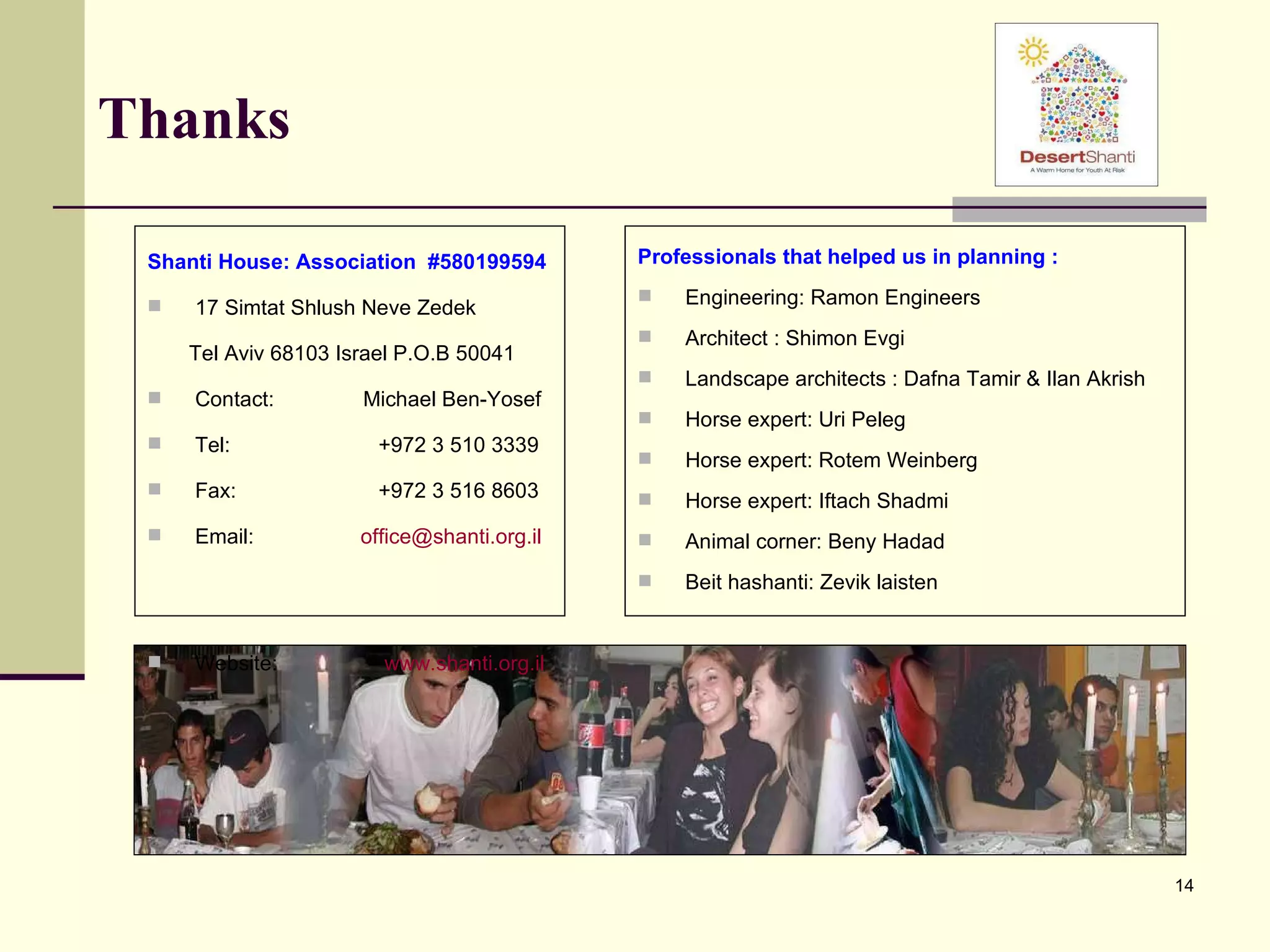 Desert shanti presentation eng | PPT
