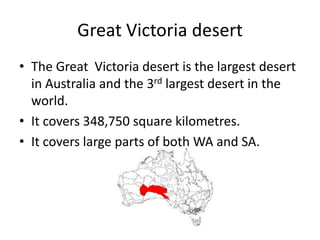 Deserts of Australia | PPTX