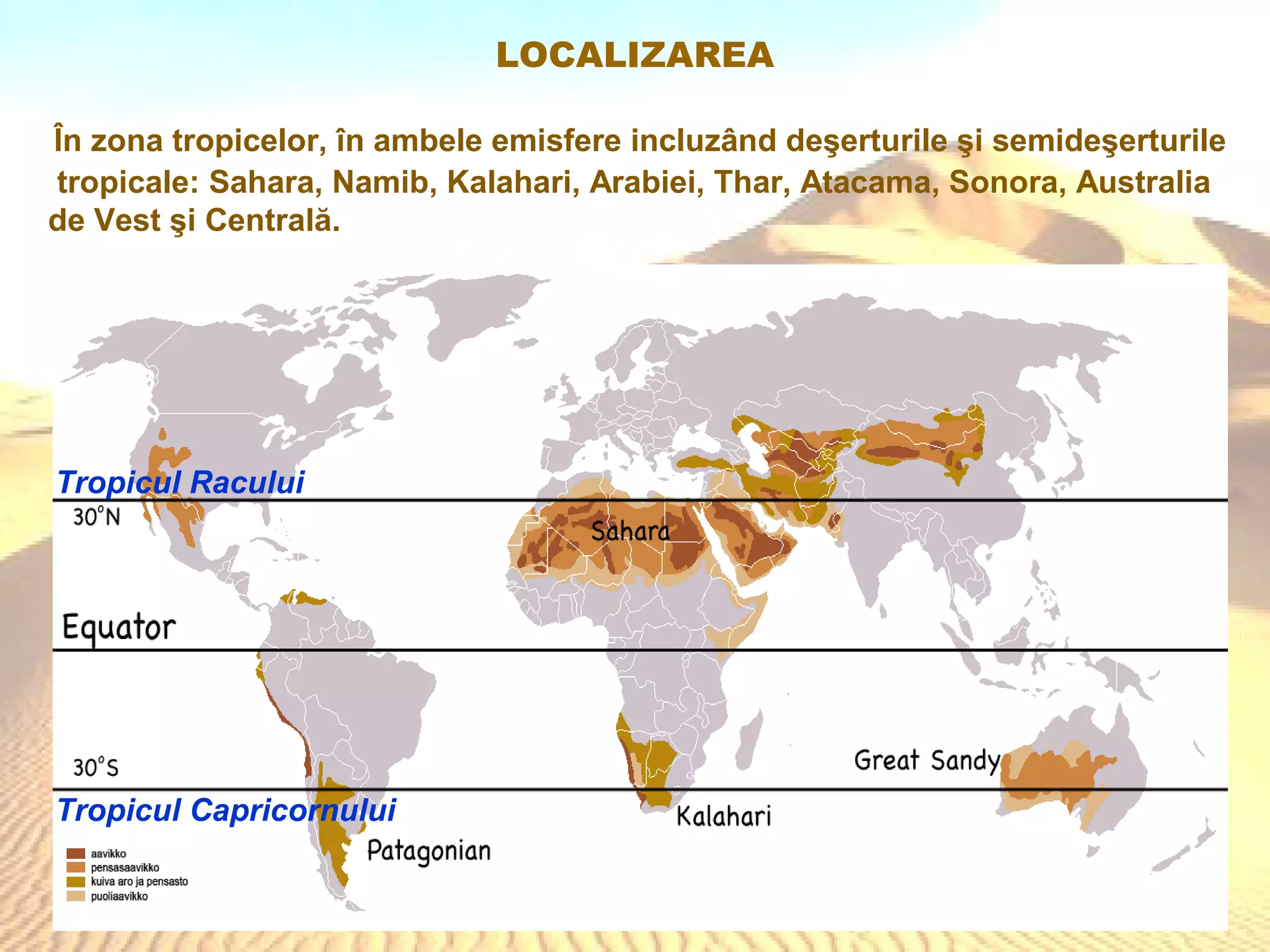 Deserturile tropicale | PPT
