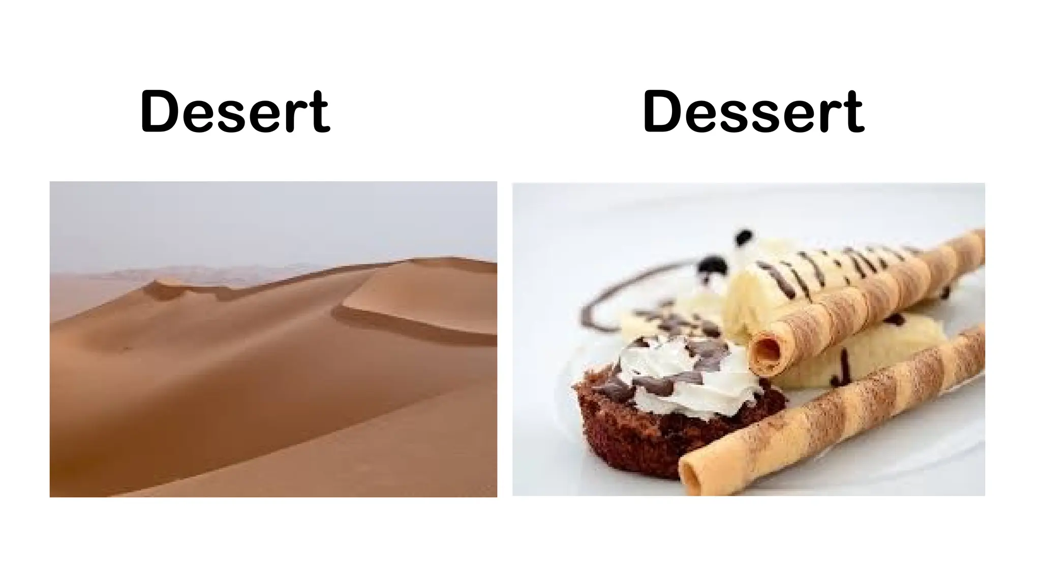 What is desert? What is dessert? Level 1.pptx