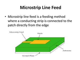 DESIGN OF RECTANGULAR PATCH ANTEENA USING METAMATERIAL SUBSTRATE | PPT