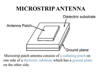 DESIGN OF RECTANGULAR PATCH ANTEENA USING METAMATERIAL SUBSTRATE | PPTX