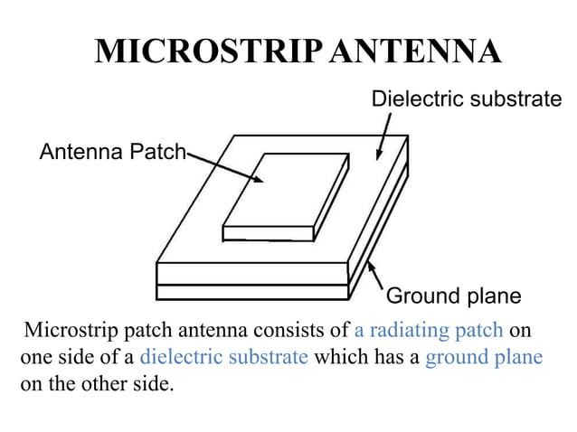 DESIGN OF RECTANGULAR PATCH ANTEENA USING METAMATERIAL SUBSTRATE | PPTX