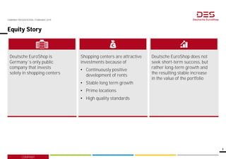 Deutsche EuroShop | Company Presentation | 02/19 | PPT