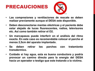 Desfibrilación externa automática | PPTX