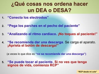 DESFIBRILADOR (DEA) (para E.S.O. y Bachiller) | PPTX