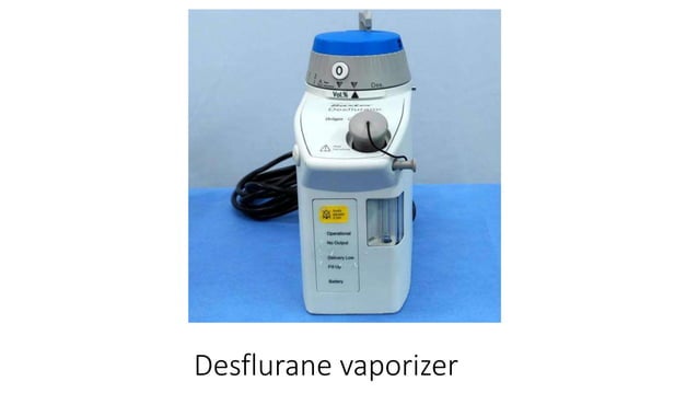 Advantage and diasadvantaeg of DESFLURANE final.pptx | Lung and ...